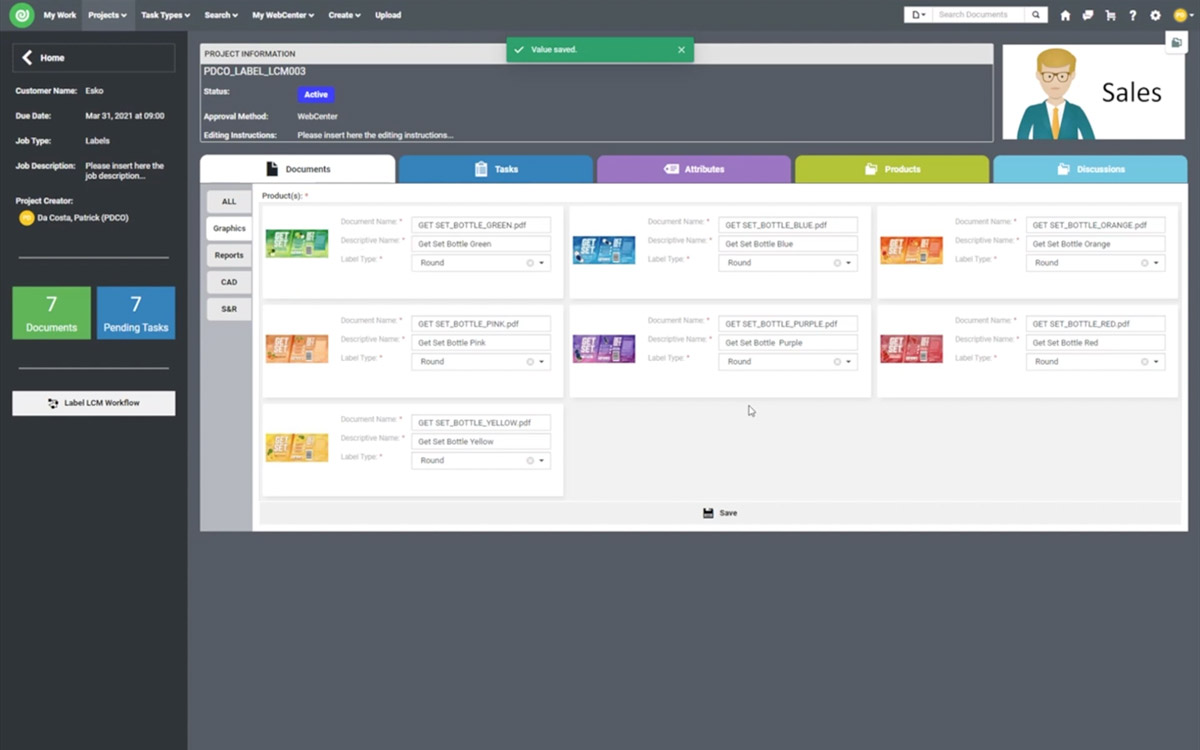 New in WebCenter - Esko